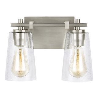 Murray Feiss Mercer Two Light Vanity Fixture VS24302SN - Transitional ...