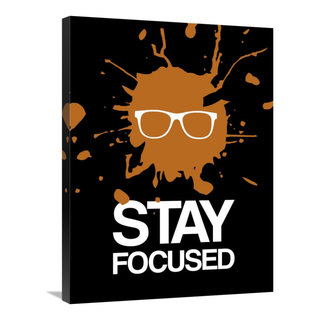 "Stay Focused Splatter Poster 3" Fine Art Print, 24" x 32" - Modern ...