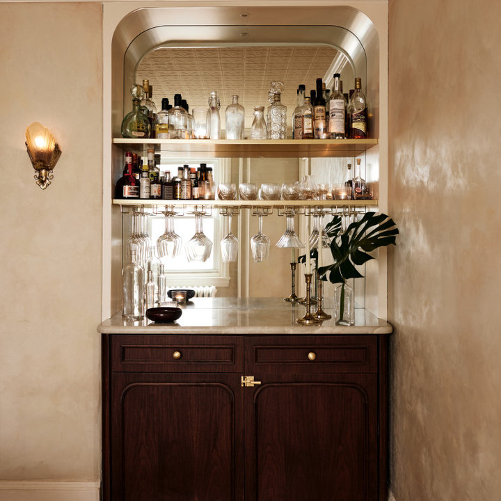 75 Beautiful Home Bar with Onyx Benchtops Ideas & Designs - July 2025 ...