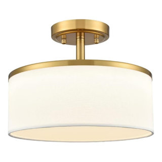 Modern Brass LED Ceiling Light Dimmable 3000K-5500K - Transitional ...