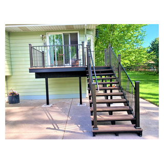 Prior Lake, MN Decking Transformation - Contemporary - Deck ...