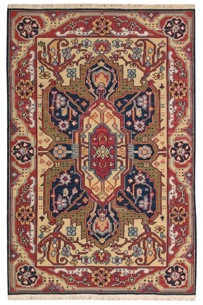 Nourison Nourmak Navy Area Rug 3'10"x5'10", 3'10"x5'10" - Mediterranean ...