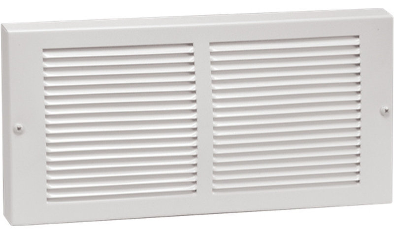 White Steel Baseboard Return, 10"x6" - Transitional - Registers Grilles ...