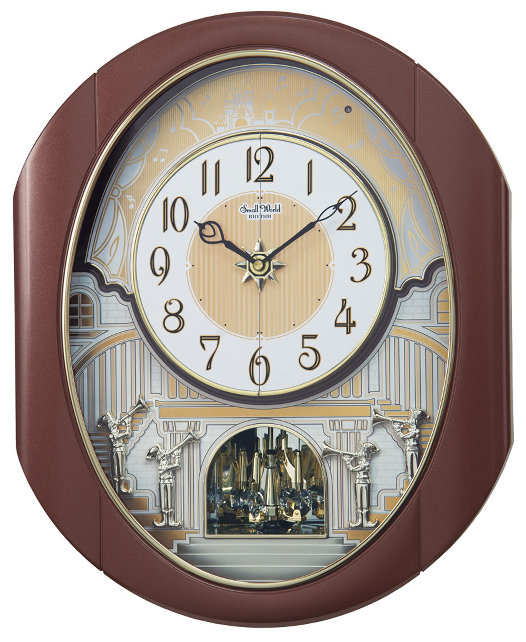 Rhythm's Palacio Magic Motion Wall Clock - Traditional - Wall Clocks ...