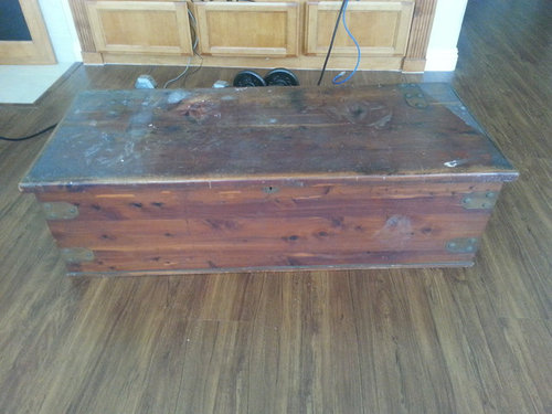 Need DIY ideas to modernize this antique chest!