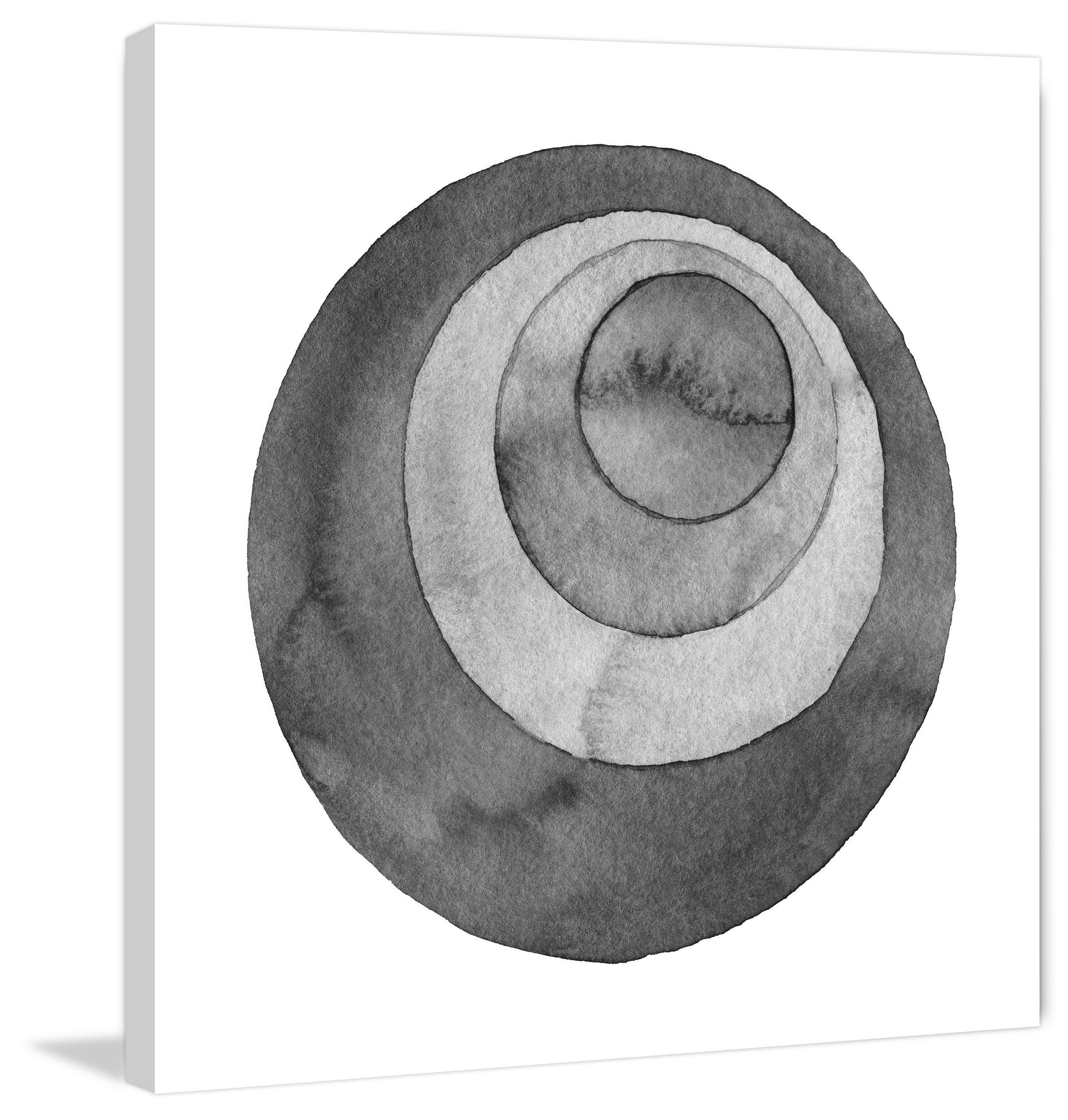 "Altered View" Painting Print on Canvas, 18"x18" - Contemporary ...