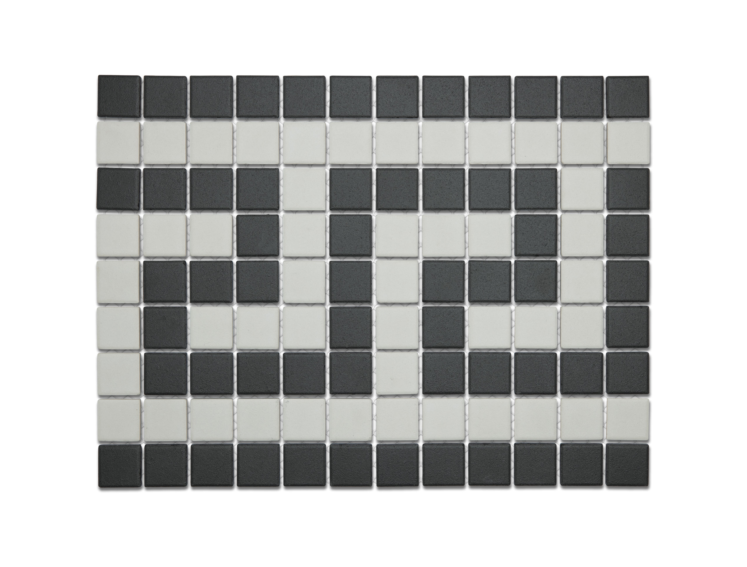 Gotham 1" Greek Key Border Black and White Porcelain Floor and Wall ...