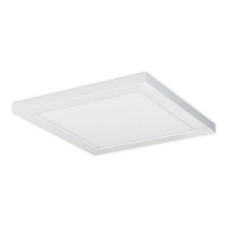 18W 12"x12" Surface Mount LED Fixture, 3K, Bronze, 120-277V - Modern ...