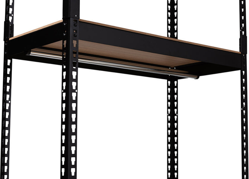 Gavin Modern Contemporary Black Metal 10-Shelf Closet Storage Racking ...