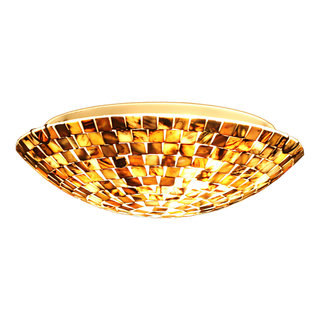 Chloe Lighting Crown Mosaic-Style 2-Light Ceiling-Flush Fixture 12 ...