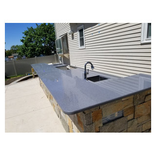 Sparkling Grey Quartz - Porch - by Granite cornerstone LLC | Houzz