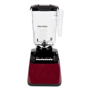 Blendtec Designer 650 Red Blender with Wildside+ Jar and Silicone ...