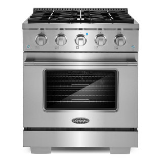 Professional Style 30" 3.5 cu. ft. Euro Gas Range With 4 Italian ...