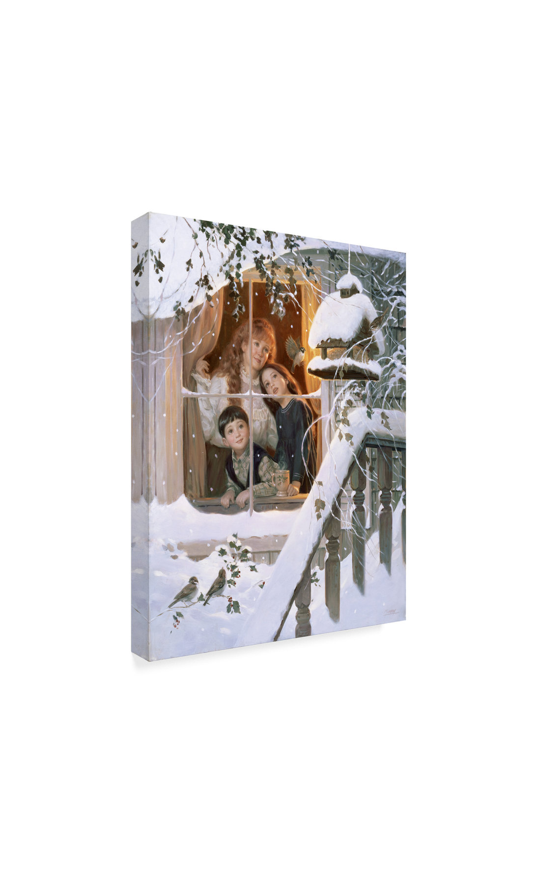 Alan Murray 'First Served' Canvas Art, 14"x19" - Traditional - Prints ...