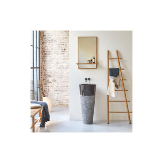 Marble Pedestal Bathroom Sink | Tikamoon Koni - Contemporary - Bathroom ...