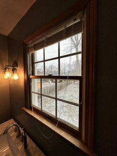 Ideas to cover a flush fit window with drywall.