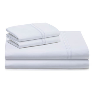 Malouf Supima Sheet Set, Queen - Traditional - Sheet And Pillowcase ...