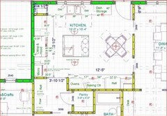 need Pics of 14ft wide kitchen.. please