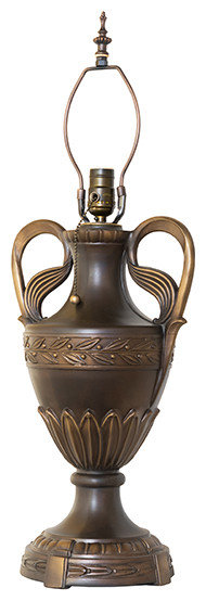 18" High Victor Laurel Urn Table Base - Traditional - Lamp Bases - by ...