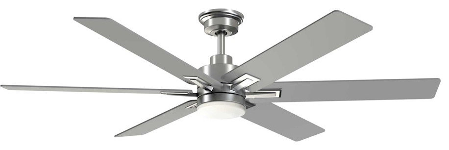 Progress Lighting Dallam 60" 6-Bld Ceiling Fan/Int CCT-LED, NK ...