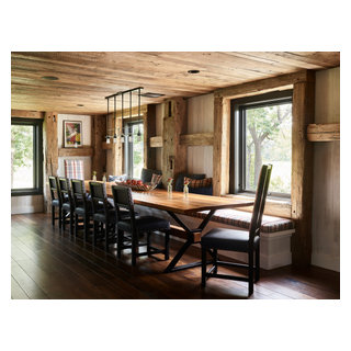 Labor Ipswich - Rustic - Dining Room - Boston - by AG&Co. Interior ...