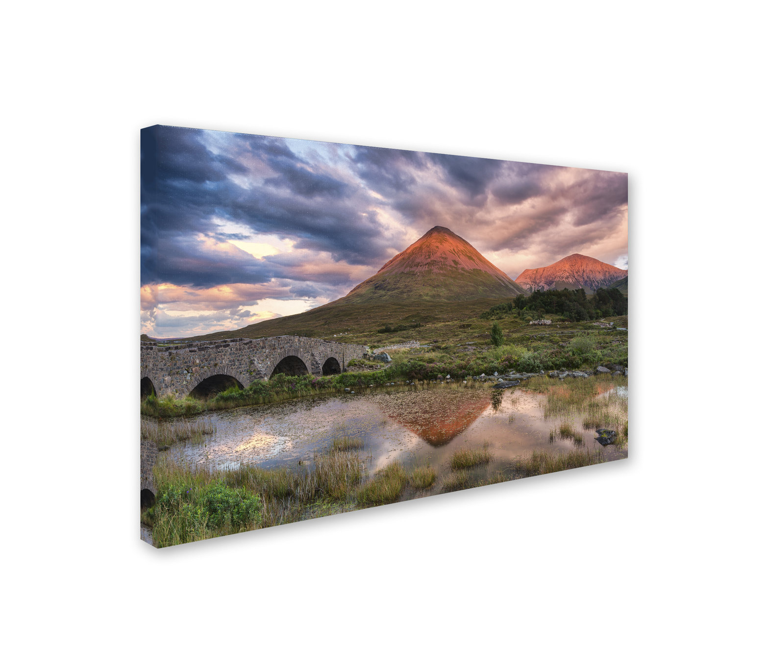 Michael Blanchette Photography 'Glamaig Sunset' Canvas Art, 24x16 ...