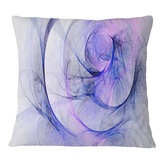Blue Storm Sky Abstract Throw Pillow, 18"x18 - Contemporary ...