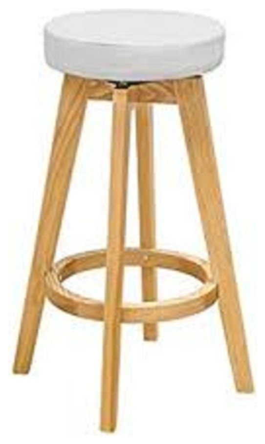 Durable Wood Counter Stool - Midcentury - Bar Stools And Counter Stools ...