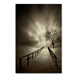 David Senechal 'Stairs To The Sanctuary' Canvas Art, 12"x19 ...