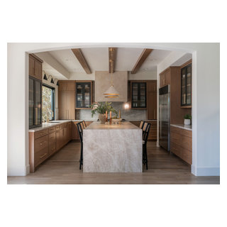 Refined Oak and Stone - Transitional - Kitchen - San Diego - by Maegan ...