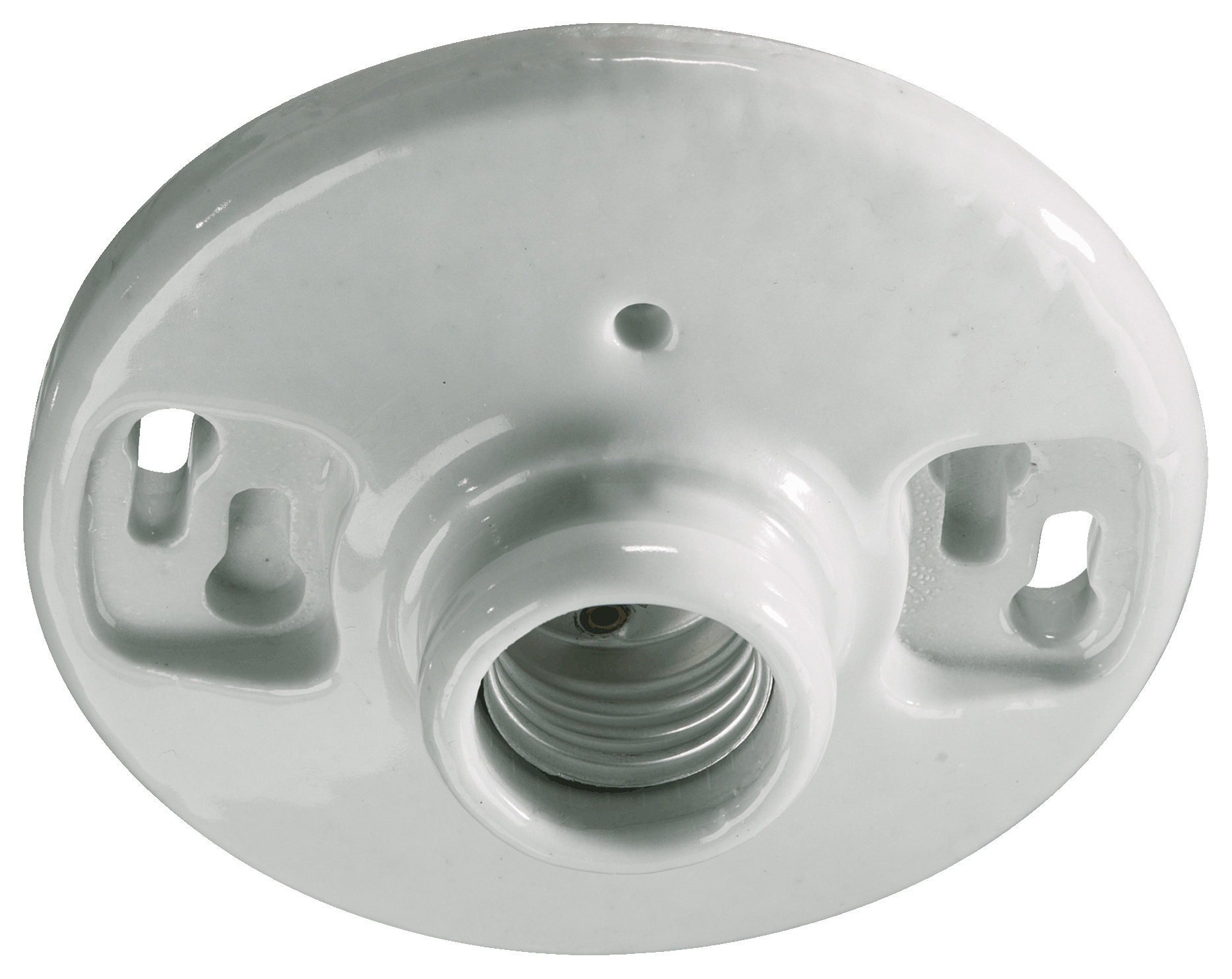 Keyless Porcelain Sckt Ceiling Mount, White - Modern - Lighting ...