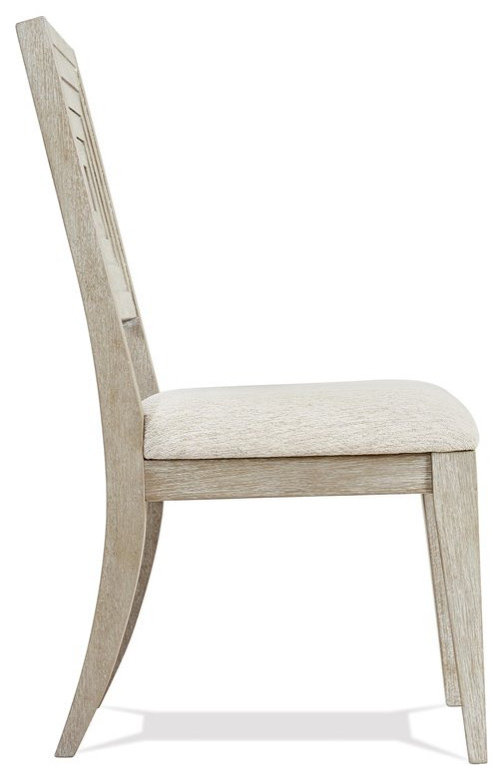 Riverside Furniture Cascade Upholstered Wood Back Side Chair in ...