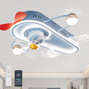 Flush Mount Kids Ceiling Fan with Dimmable Light and Remote for Kids ...