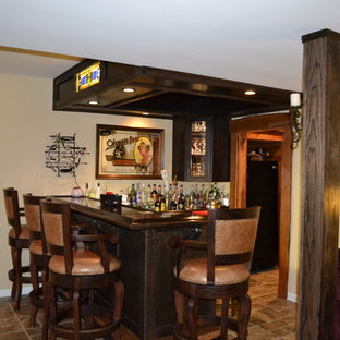 75 Beautiful L-Shaped Home Bar Pictures & Ideas | Houzz