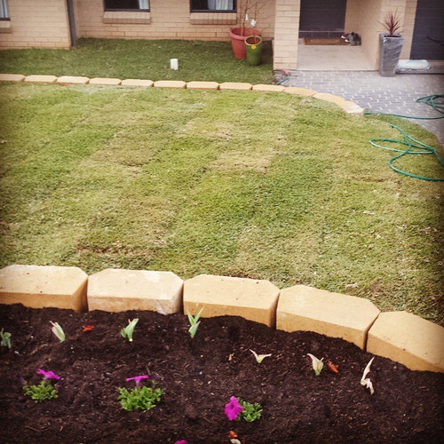 Please help turn our hideous rockpiles into a functional garden! | Houzz AU