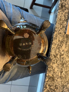 Sheffield style Silver on Copper Tea set markings