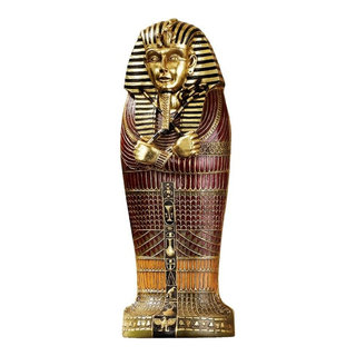 Sarcophagus of Egyptian King Tut Wall Frieze - Eclectic - Wall ...