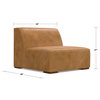 Rex Center Armless Sofa Module - Contemporary - Armchairs And Accent ...