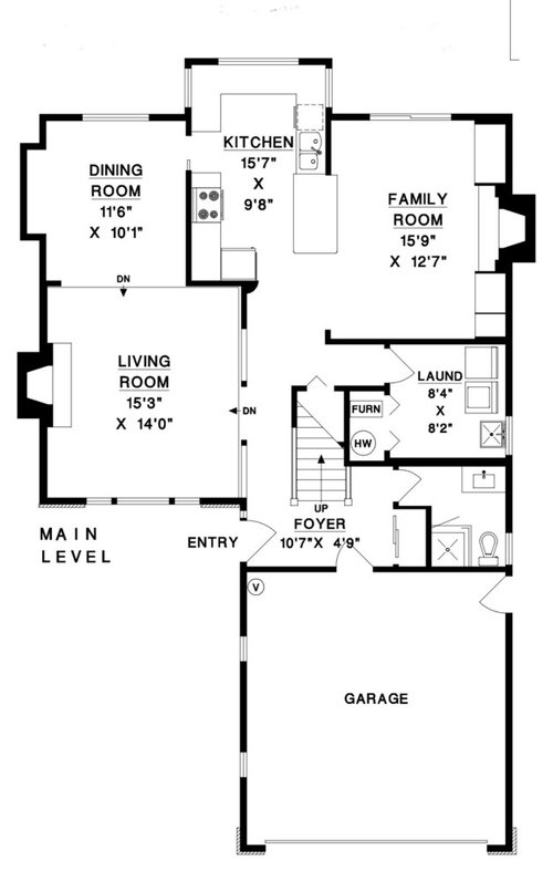 Downstairs kitchen/overall layout fix?