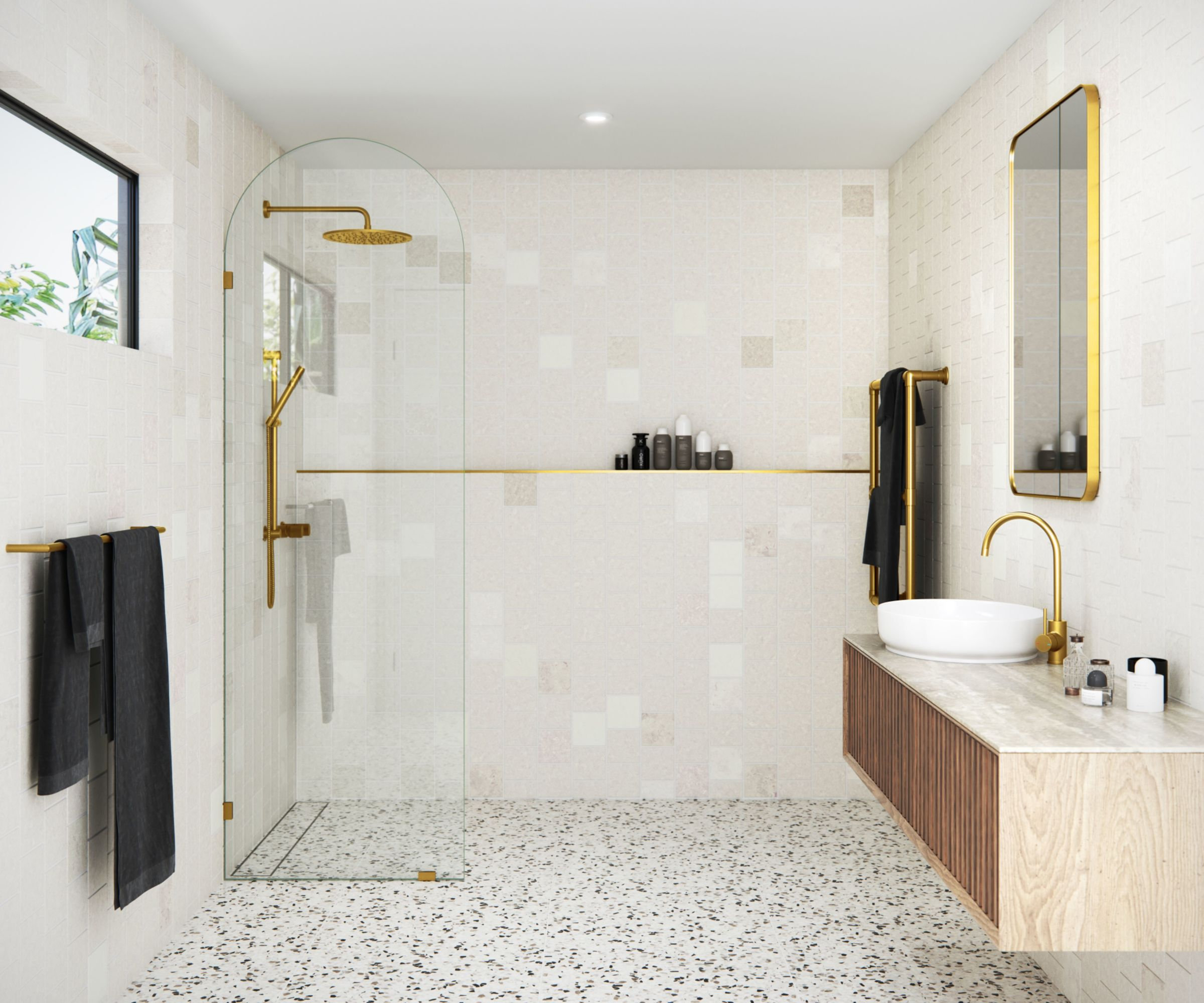 Glass Warehouse ARC-SF-28 Venus 86-3/4"H x 28"W Shower Screen ...