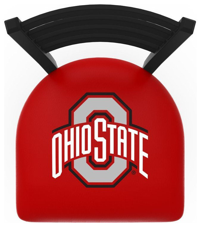 Holland L004 Ohio State 30" Stationary Bar Stool - Black - Contemporary ...