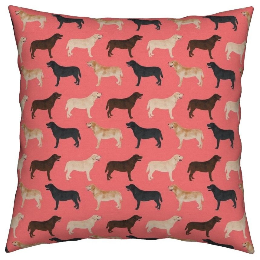 Labradors Labrador Labrador Retriever Throw Pillow - Contemporary ...