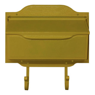 Mid Modern Asbury Horizontal Mailbox, Yellow - Contemporary - Mailboxes ...