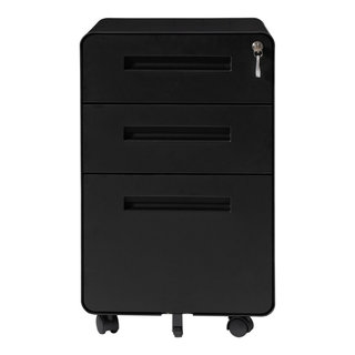 Filing Cabinet With Thickened Plates - Transitional - Filing Cabinets ...