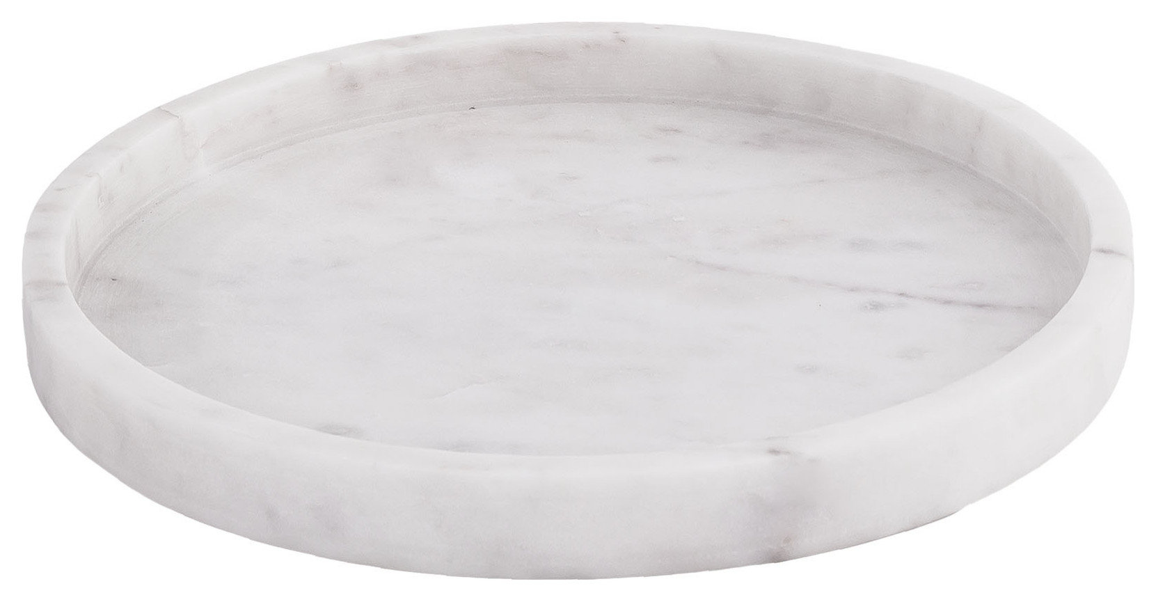 Round Marble Plate, Small - Traditional - Decorative Plates - by Uber ...