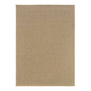 Key West Indoor and Outdoor Sisal Look Sand Rug, 1'9"x3'9" - Beach ...