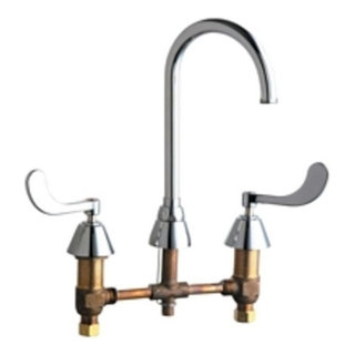 Chicago Faucets 786-GN8AFCAB Commercial Grade High Arch Kitchen ...