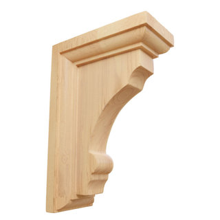 Thompson Wood Bracket, 2 1/2"Wx4"Dx6"H - Traditional - Corbels - by ...
