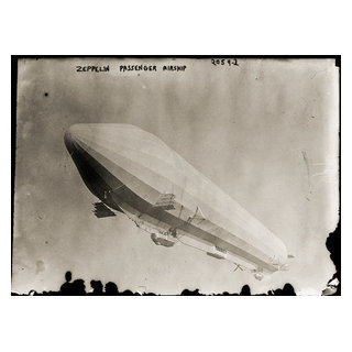Zeppelin Passenger Airship Print, 20" x 30" - Contemporary - Prints And ...