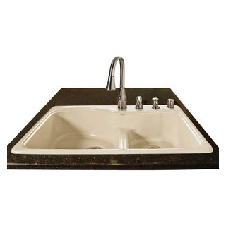 Designer Select Off Set Double Bowl - Self Rimming - Contemporary ...